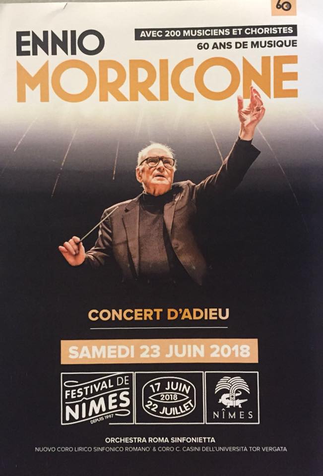 Enorme successo per il tour del Maestro Morricone, accompagnato dal ...